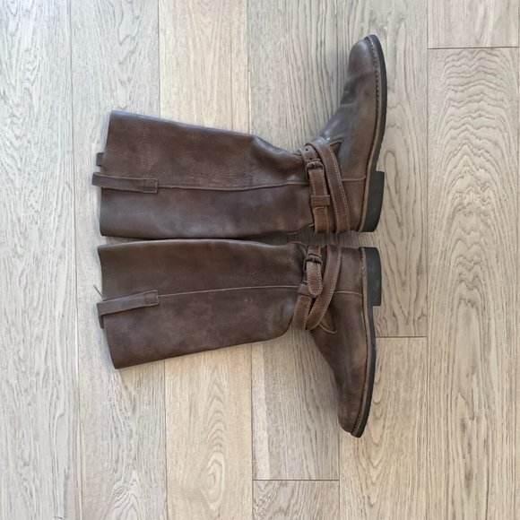 Roots | Shoes | Roots Womens Brown Leather Riding Boots | Poshmark